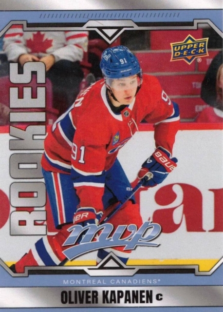 2024-25 Upper Deck MVP #254 Oliver Kapanen - INTERNETOVÝ OBCHOD NHL Hokejové karty www.nhlkarty ...